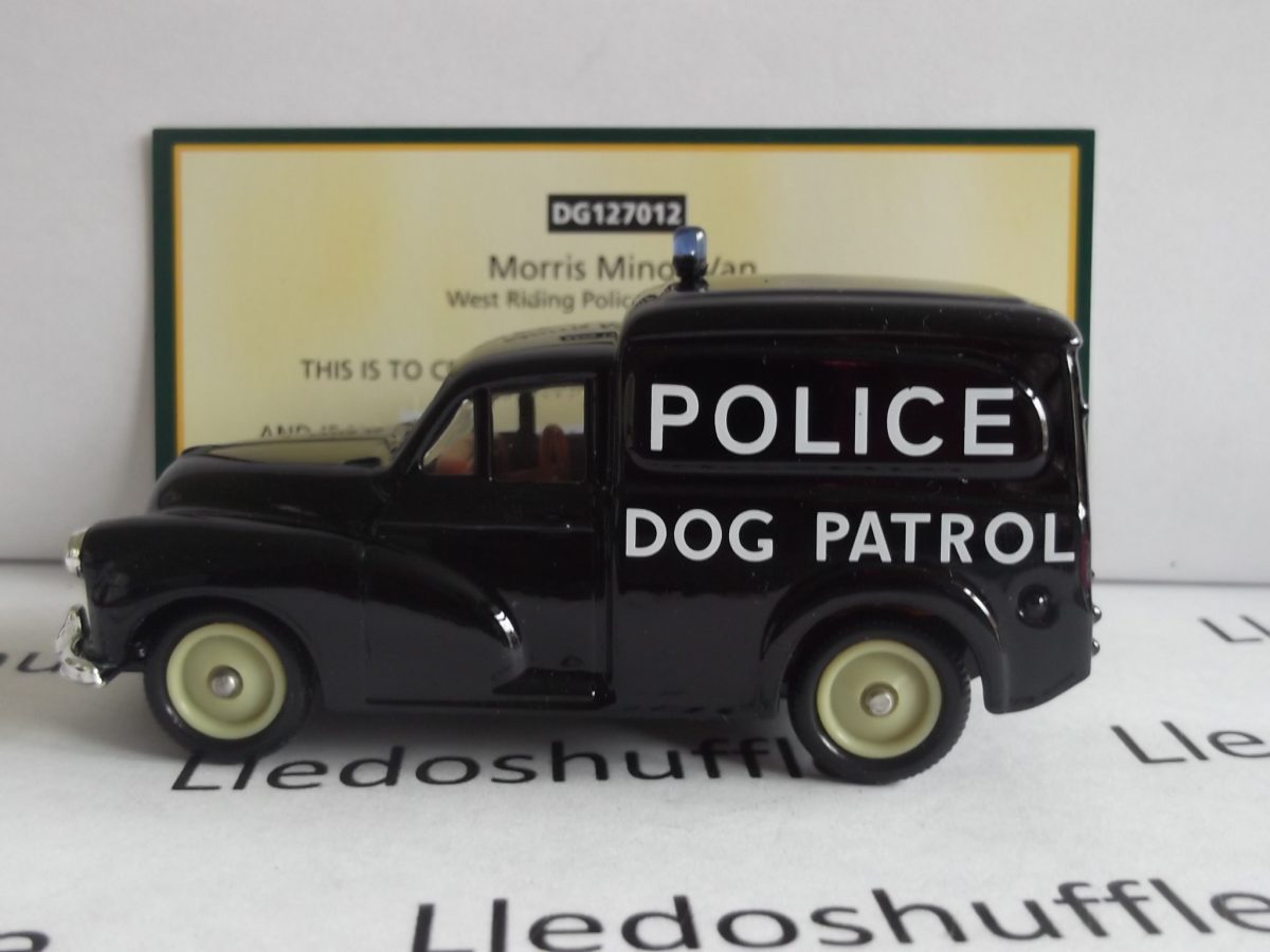 DG127012, Morris Minor Van, West Riding Police Dog Patrol Unit – Lledo ...