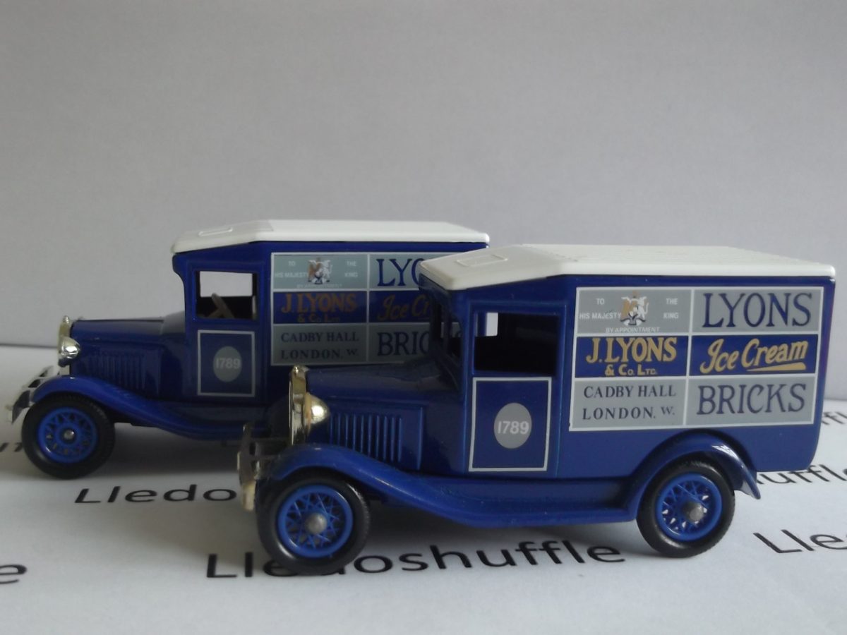 DG13022, Model A Ford Van, J Lyons Ice Cream Bricks, J Lyons & Co. Ltd ...
