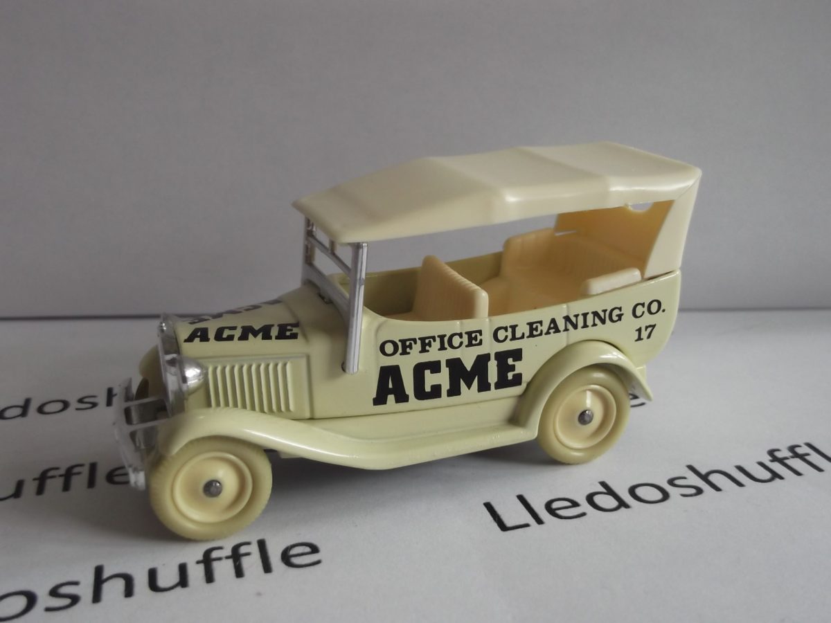 DG14002, Model A Ford Car with Hood, Acme Office Cleaning – Lledoshuffle