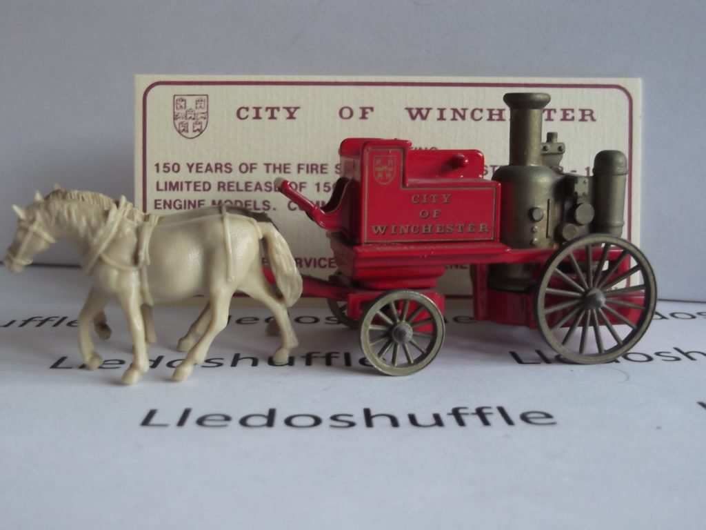 DG005, Code 3, Shand Mason Horse Drawn Fire Engine, City of Winchester ...