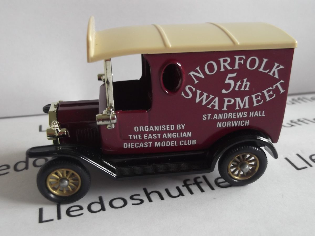 DG006, Code 3, Model T Ford Van, 5th Norfolk Swapmeet 1986 – Lledoshuffle