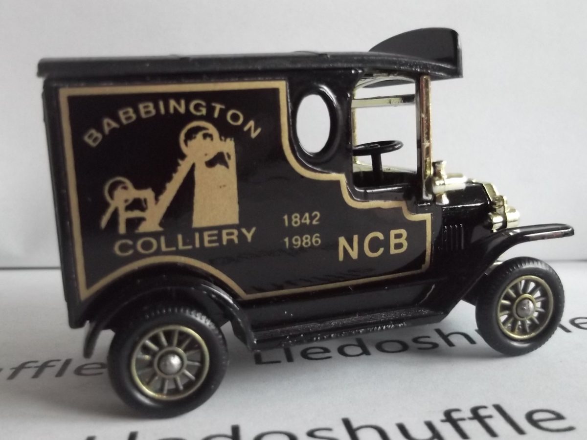 SP006, Code 3, Model T Ford Van, NCB, Babbington Colliery 1842-1986 ...