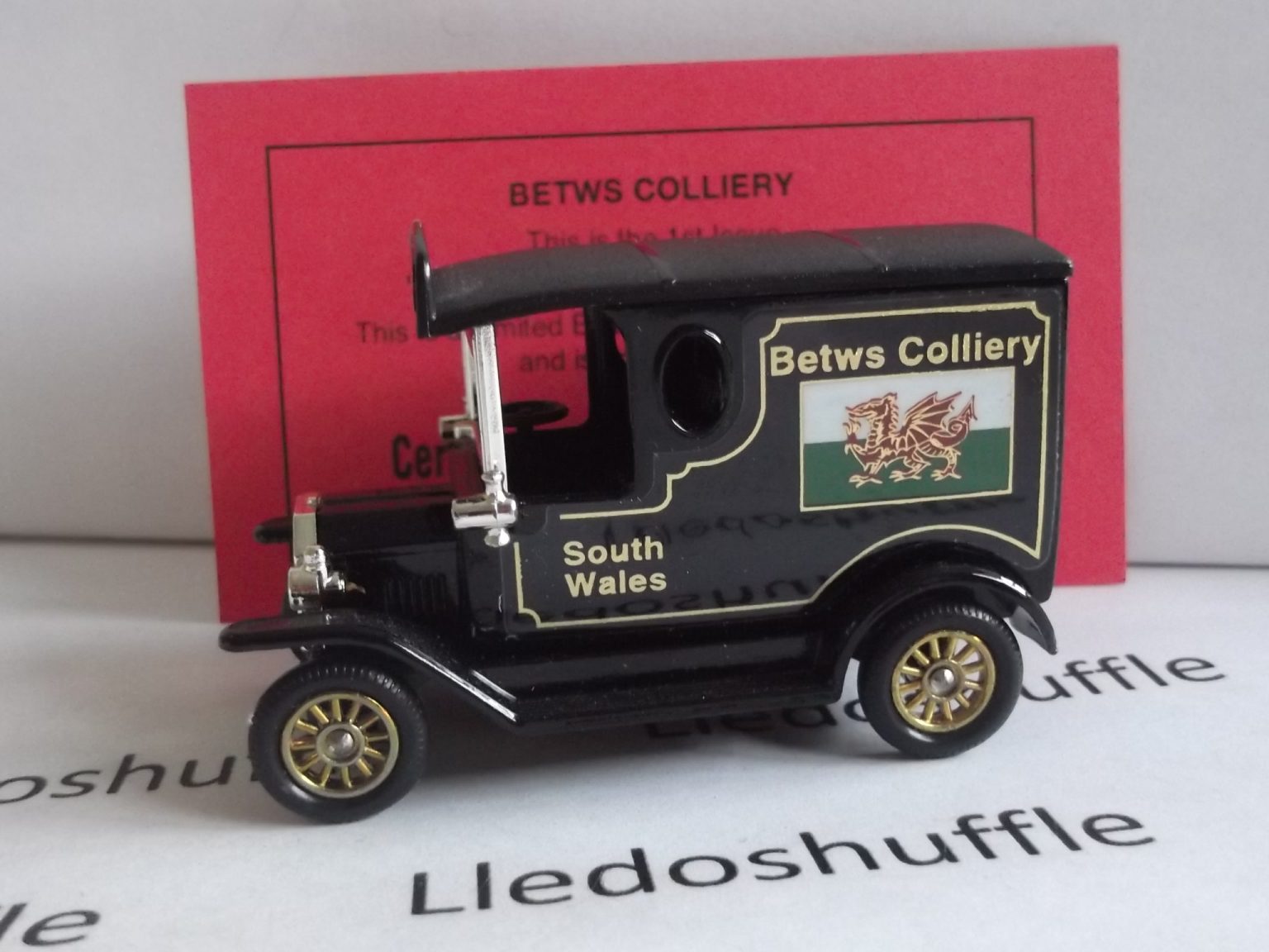 PV006, Code 3, Model T Ford Van, Betws Colliery, Coal from the Valleys ...