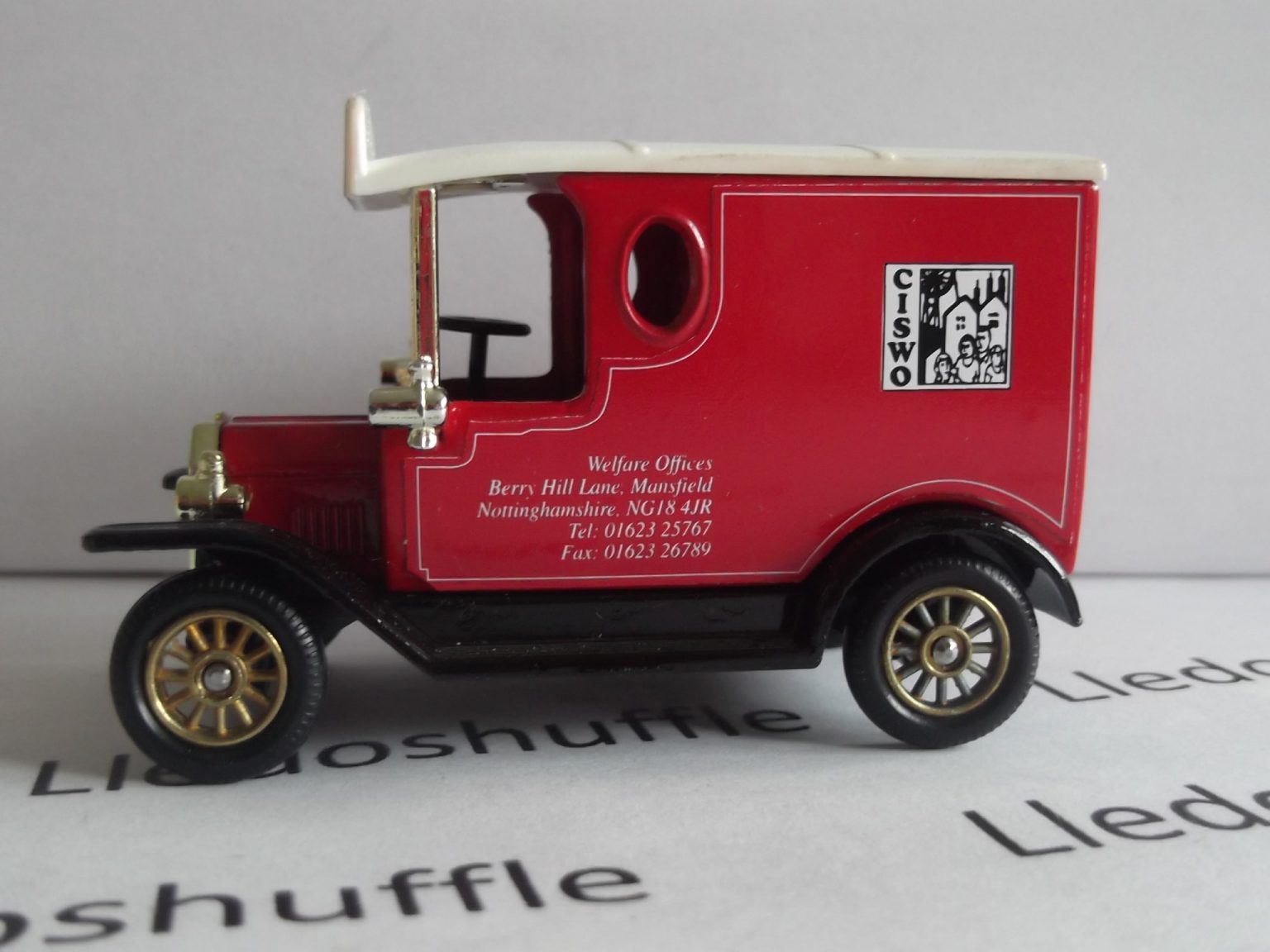 SP006, Code 3, Model T Ford Van, CISWO, Coal Industry Social Welfare ...