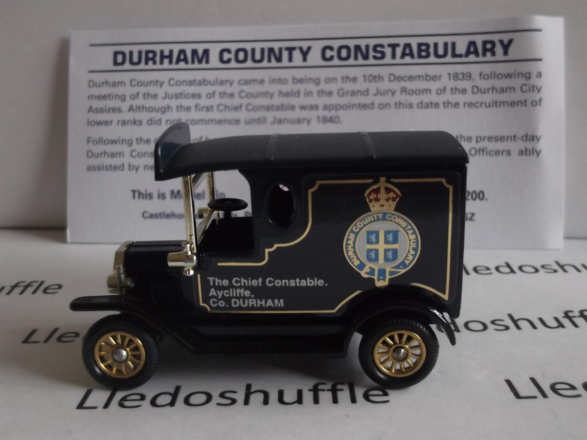 PV006230, Code 3, Model T Ford Van, Durham County Constabulary ...