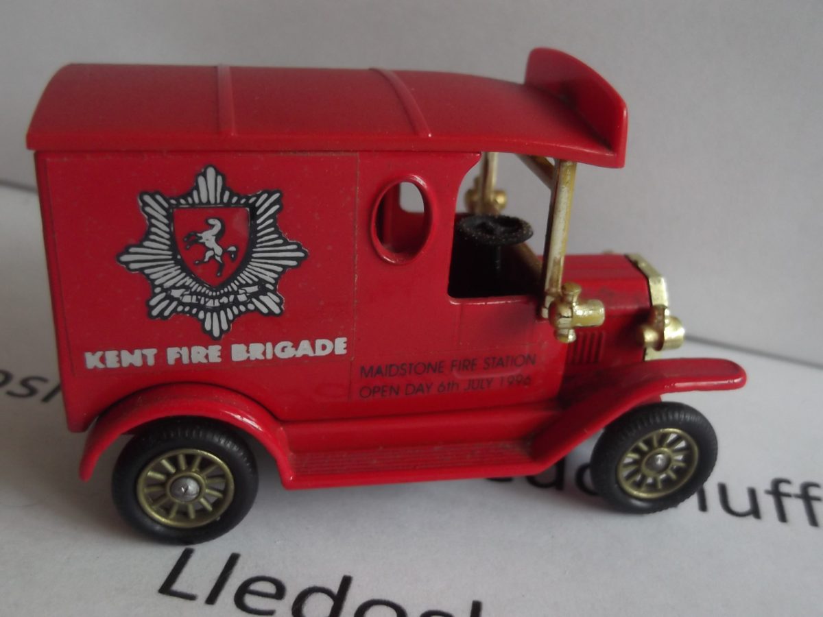 LP006, Code 3, Model T Ford Van, Kent Fire Brigade, Maidstone Fire ...