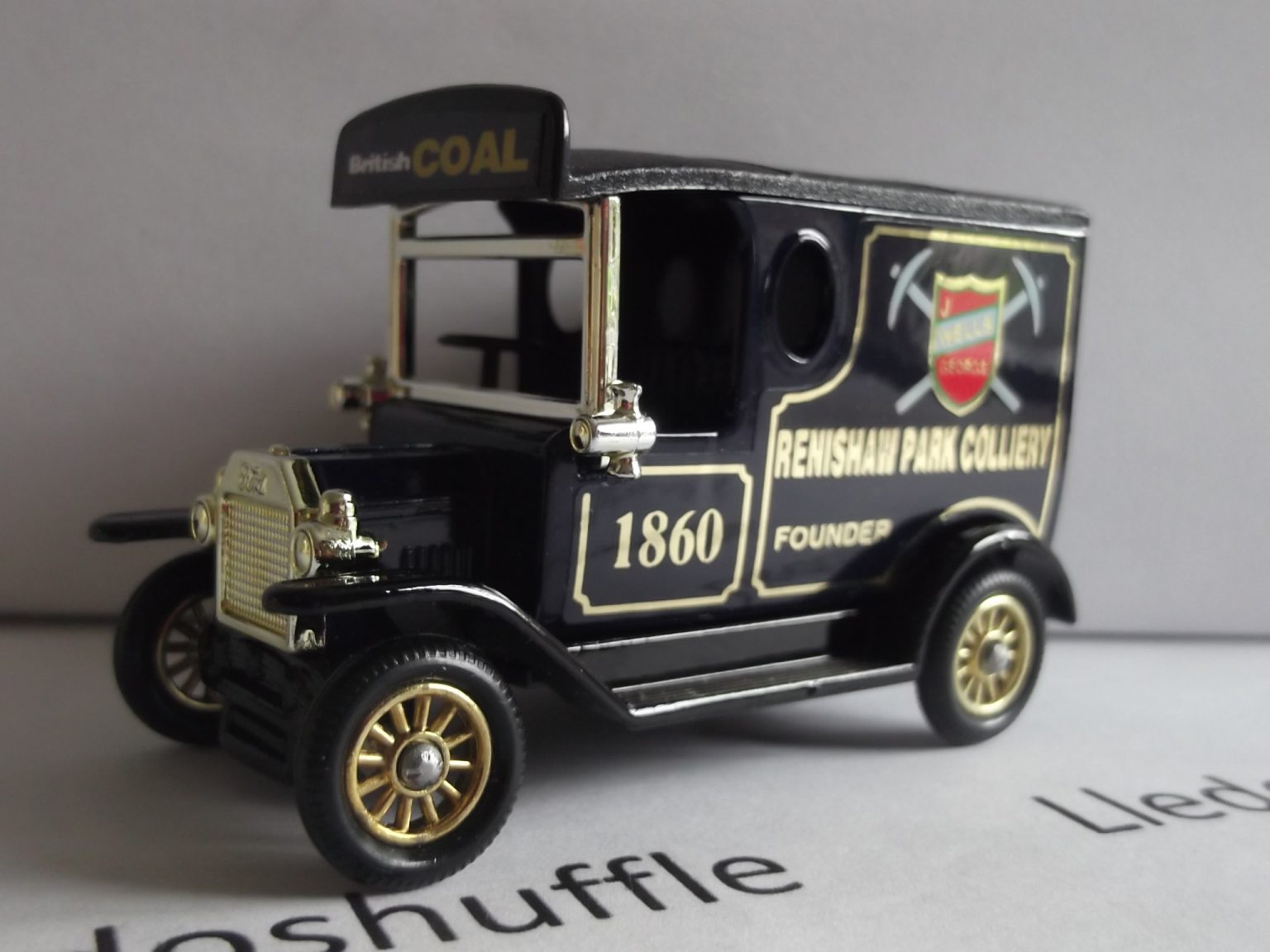 SP006, Code 3, Model T Ford Van, British Coal, Renishaw Park Colliery ...