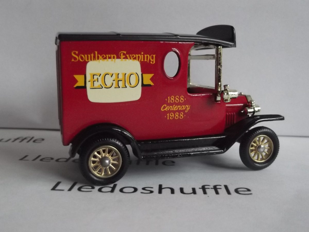 DG006, Code 3, Model T Ford Van, Southern Evening Echo Centenary 1988 ...