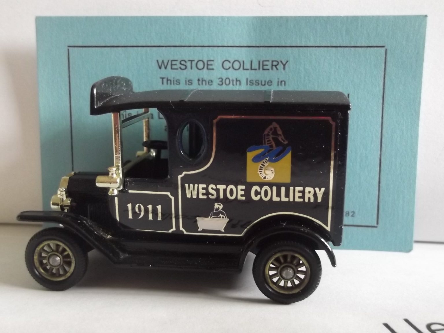 SP006, Code 3, Model T Ford Van, British Coal, Westoe Colliery 1911, 30th Issue – Lledo Models