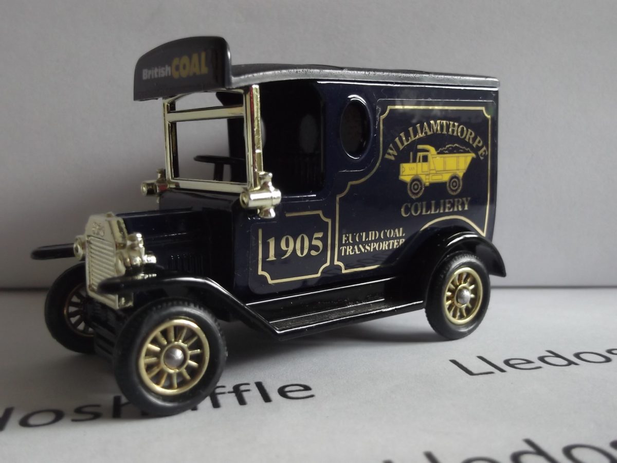 SP006, Code 3, Model T Ford Van, British Coal, Williamthorpe Colliery 1905, 39th Issue – Lledo ...