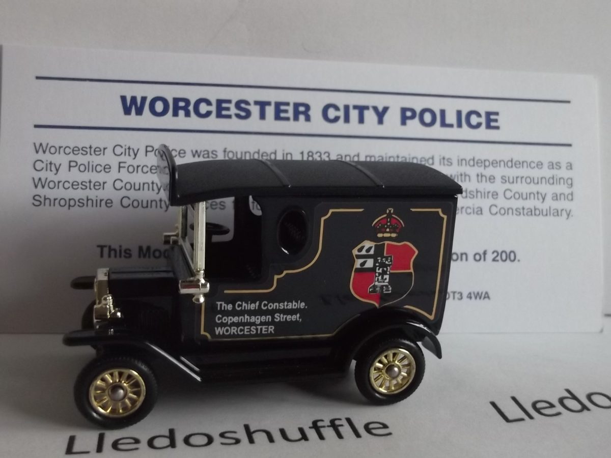 PV006270, Code 3, Model T Ford Van, Worcester City Police – Lledoshuffle