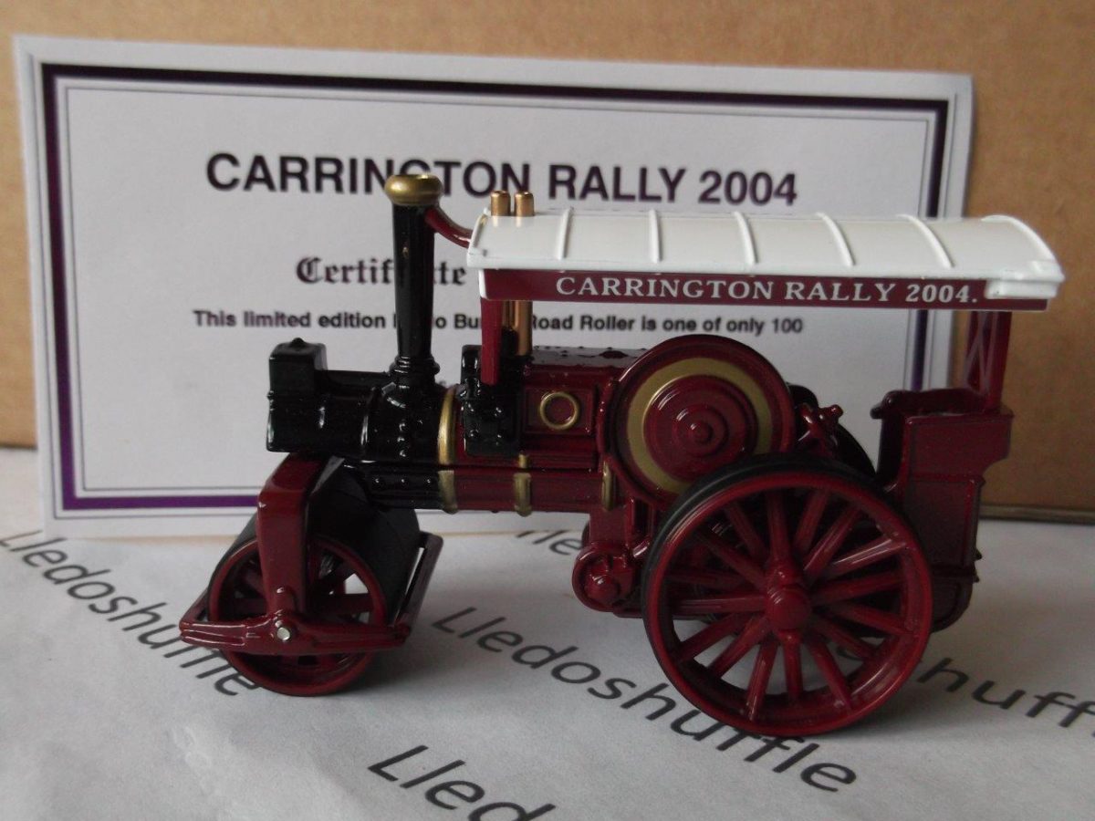 PV126, Code 3, Burrell Road Roller, Carrington Rally 2004 – Lledo Models