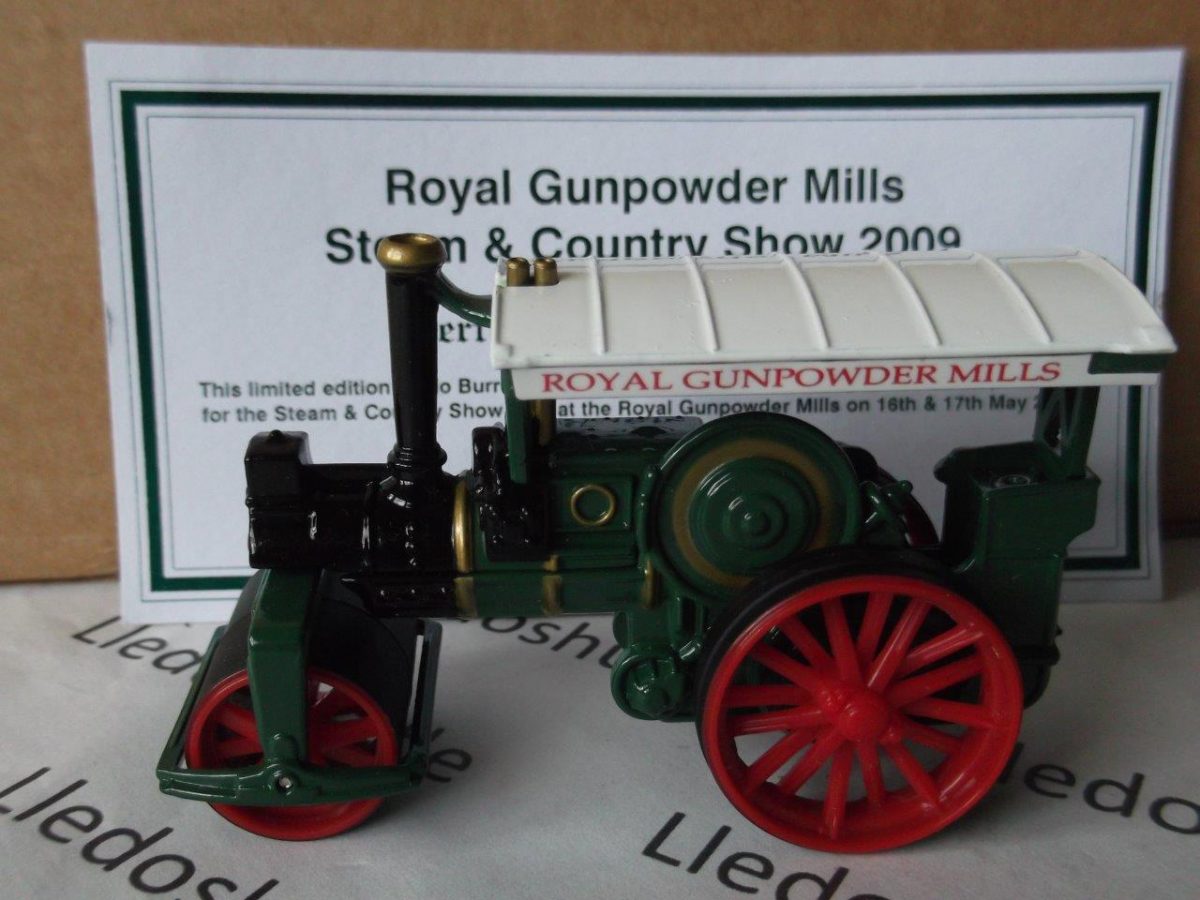 PV126, Code 3, Burrell Road Roller, Royal Gunpowder Mills Steam ...