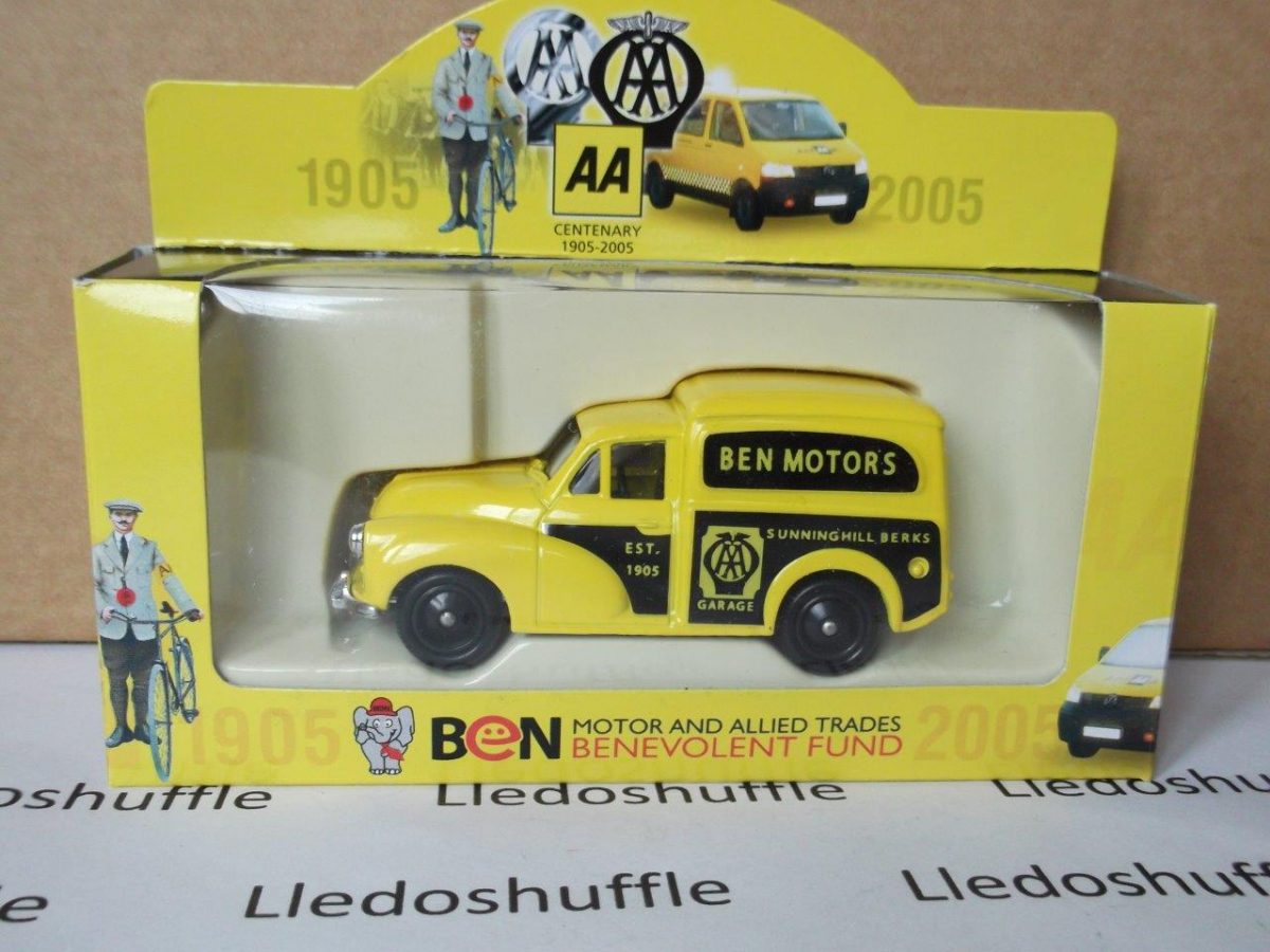 PV127, Code 3, Morris Minor Van, Ben Motors, Sunninghill, Berkshire, AA ...
