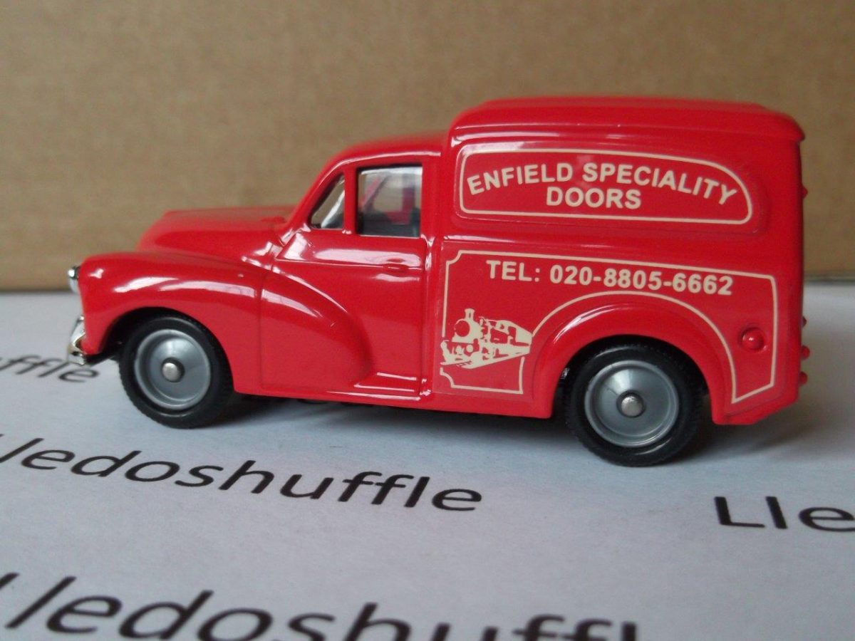 PV127, Code 3, Morris Minor Van, Enfield Speciality Doors – Lledoshuffle