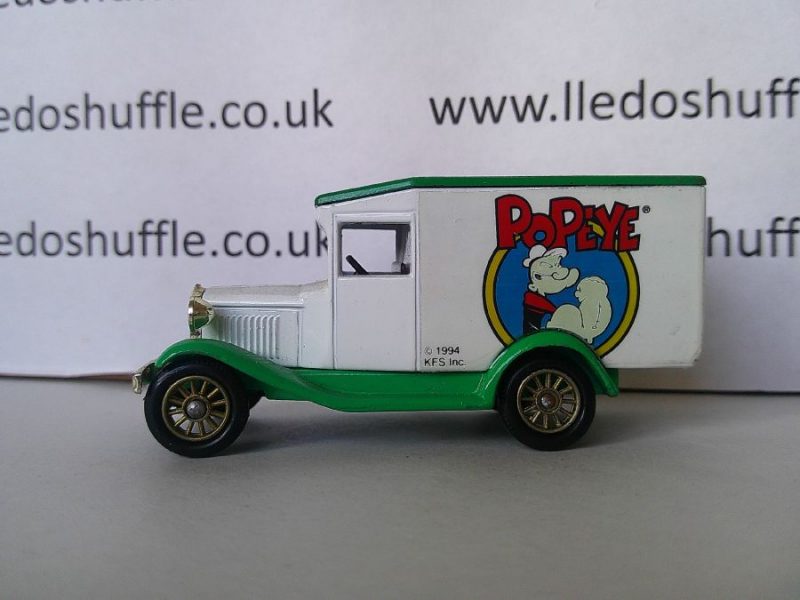 LP013, Code 3, Model A Ford Van, Popeye the Sailor – Lledo Models