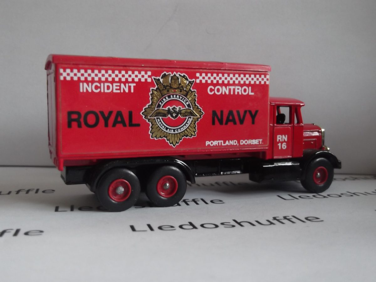 PV044, Code 3, Scammell 6w Truck, Royal Navy Fire Service Incident ...