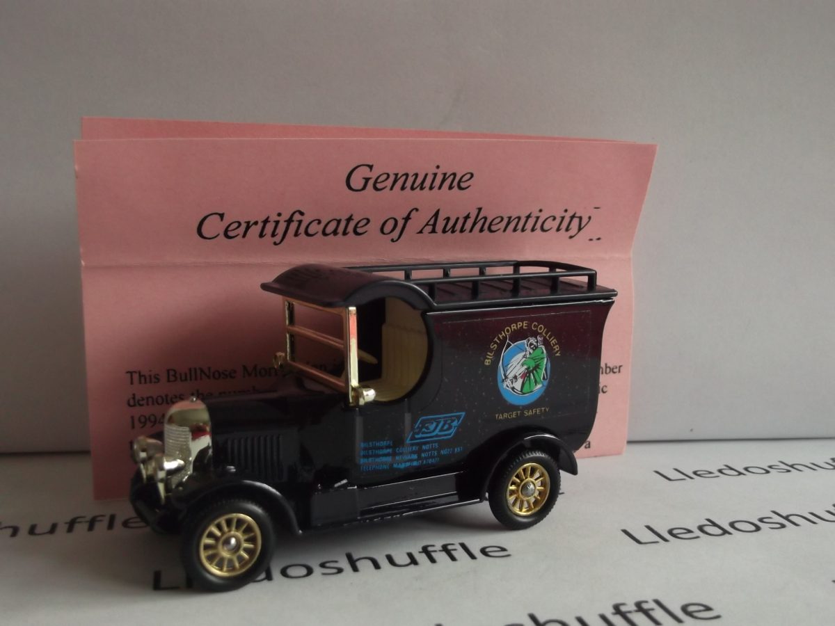 SP050, Code 3, Bull Nose Morris Van, RJB Mining, Bilsthorpe Colliery ...