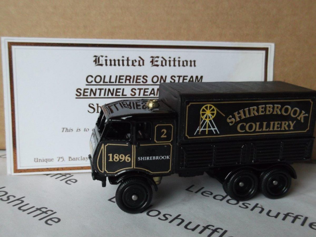 PV081, Code 3, Sentinel 6w Dropside Steam Wagon, Shirebrook Colliery ...