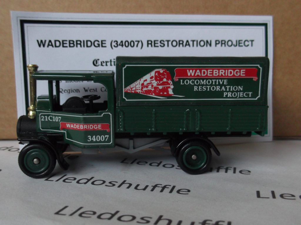 PV091, Code 3, Foden Steam Wagon, Wadebridge (34007) Locomotive ...