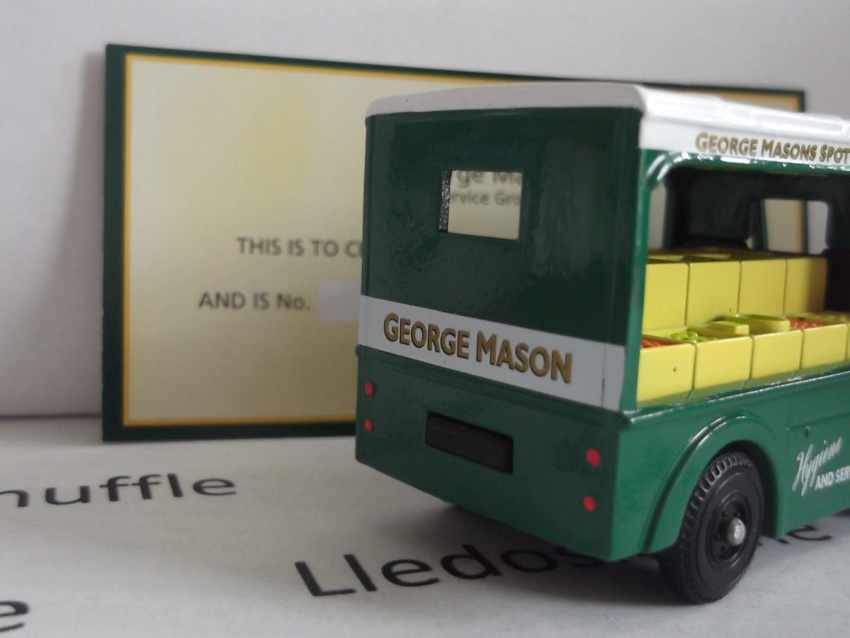 DG204002, Electric Milk Float, George Masons Spot Service – Lledo Models