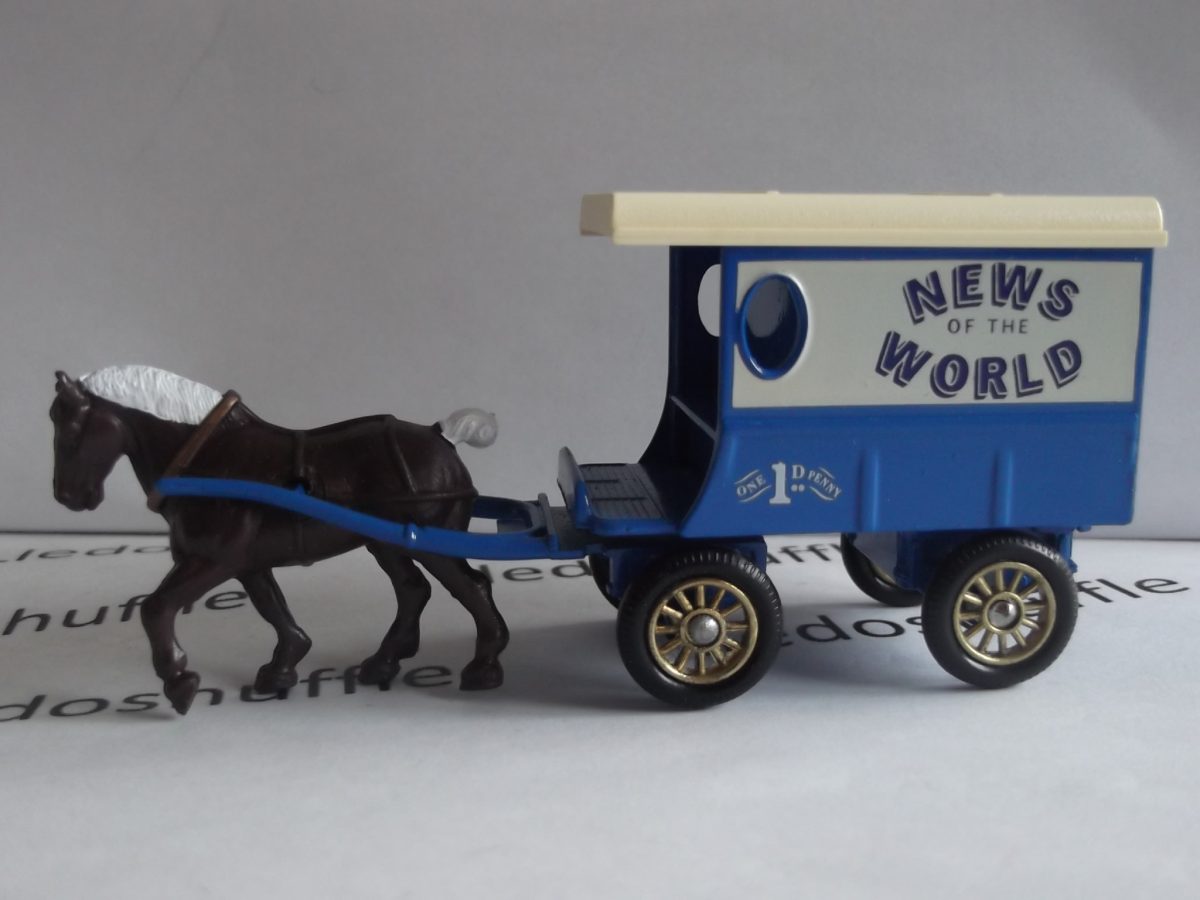 LP03011, Horse Drawn Delivery Van, News of the World – Lledoshuffle