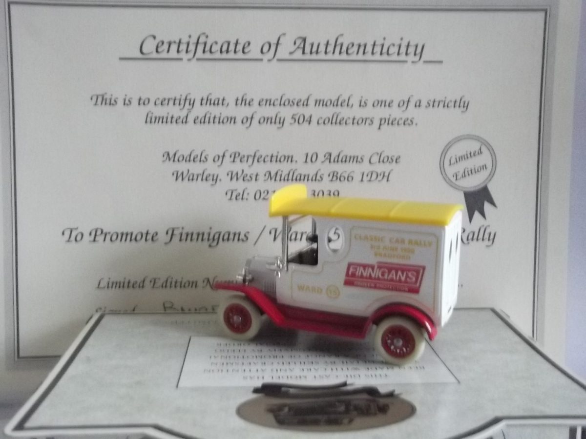 LP06267, Model T Ford Van, Finnigan’s Paints, Classic Car Rally ...
