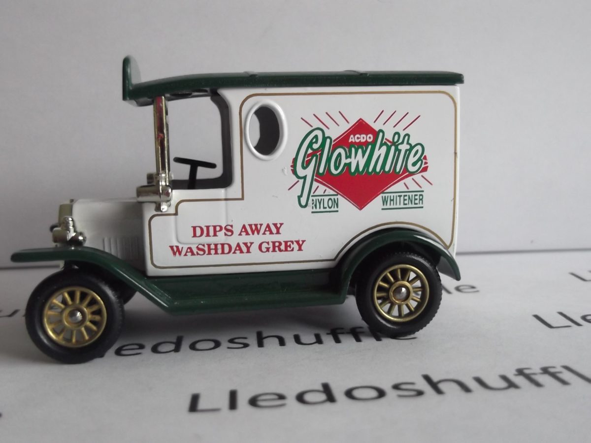 LP06338, Model T Ford Van, ACDO Glo-White, Nylon Whitener – Lledoshuffle