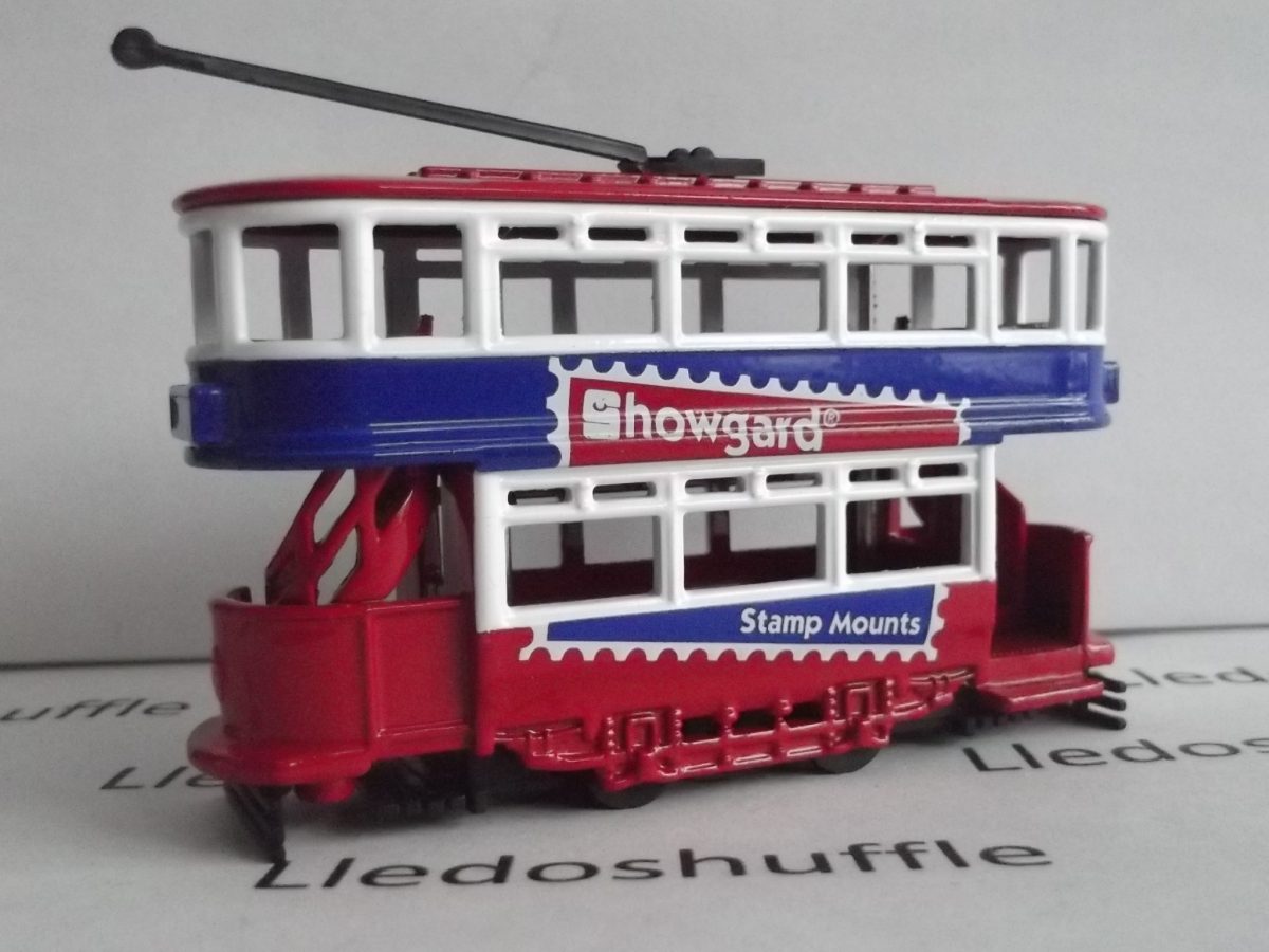 LP108-1005, Dick Kerr Preston Tram, Showgard Stamp Mounts – Lledo Models
