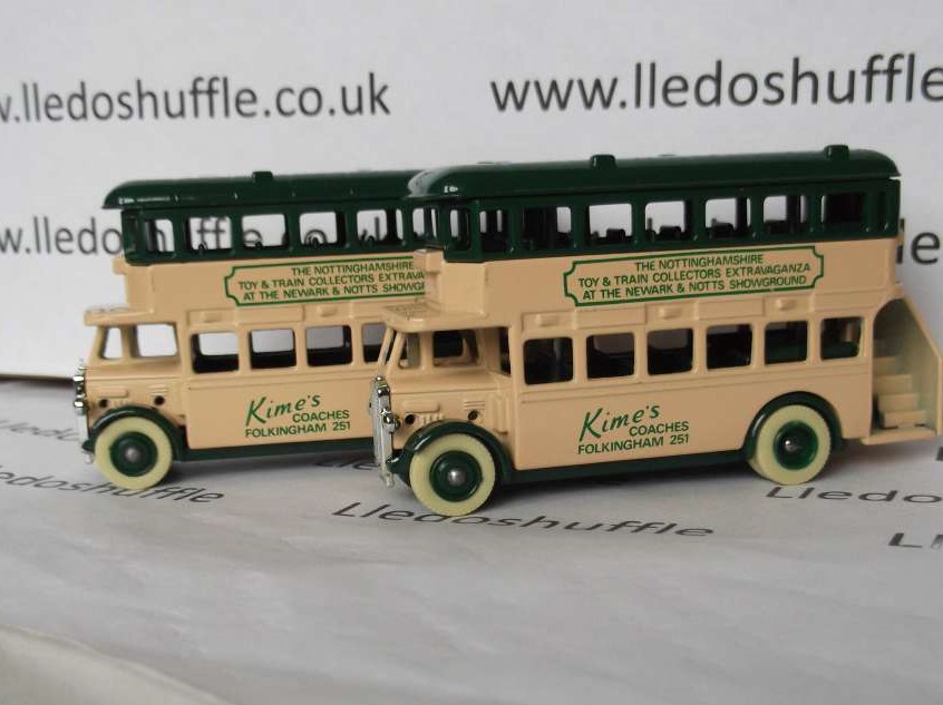 LP15163, AEC Regent Double Deck Bus, Kime’s Coaches, Nottingham Toy ...
