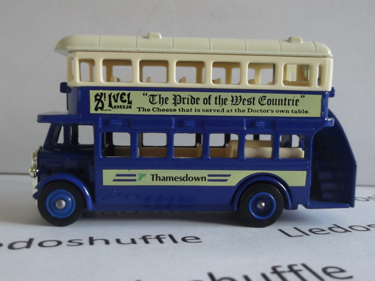 LP15194, AEC Regent Double Deck Bus, Thamesdown, St Ivel Cheese – Lledo ...