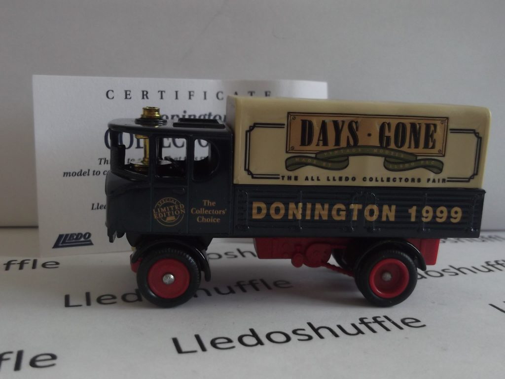 LP88010, Sentinel 4w Steam Wagon, Lledo Collectors Fair, Donington 1999 ...