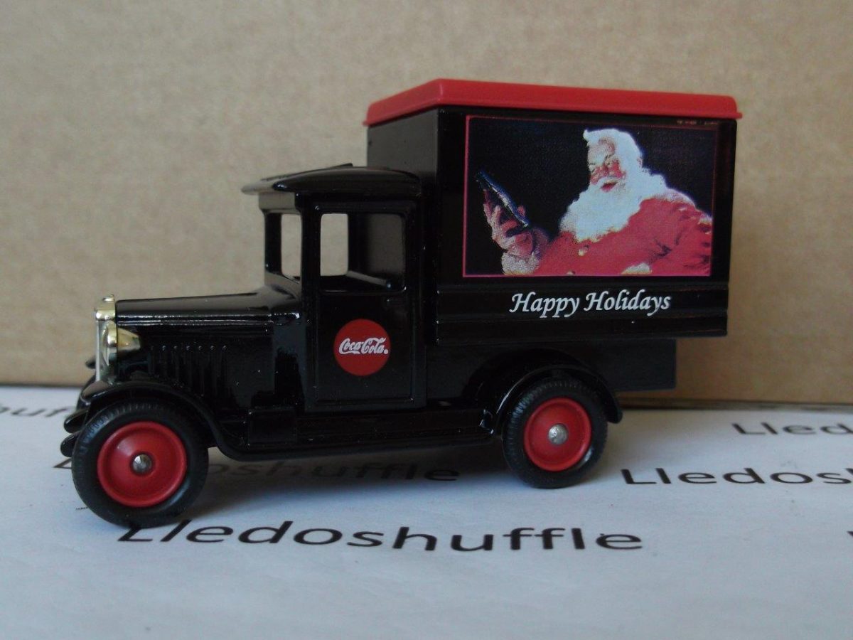 SL51001, Chevrolet Box Van, Coca Cola Santa Collection, Happy Holidays ...