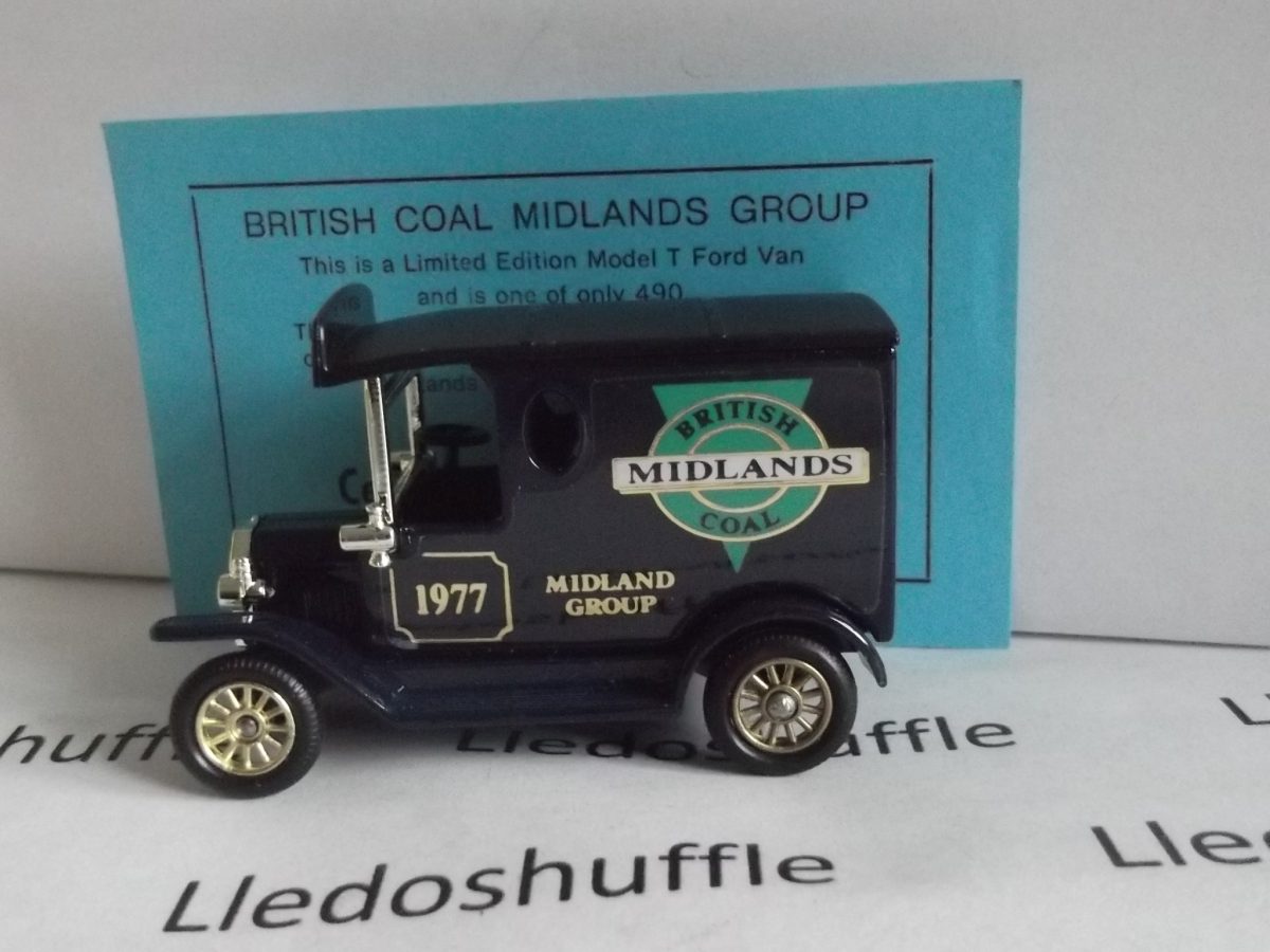 SP06121, Model T Ford Van, British Coal, Midlands Group 1977 – Lledo Models