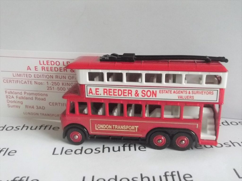 SP41002, Karrier E6 Trolley Bus, London Transport, A. E. Reeder & Son ...