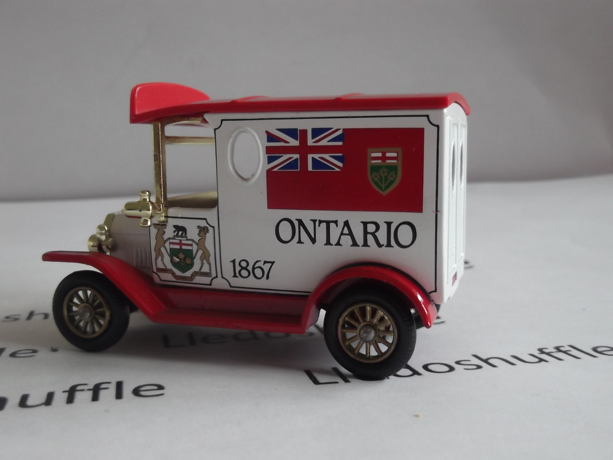 DG06074, Model T Ford Van, Ontario 1867, Canadian Provincial Series ...