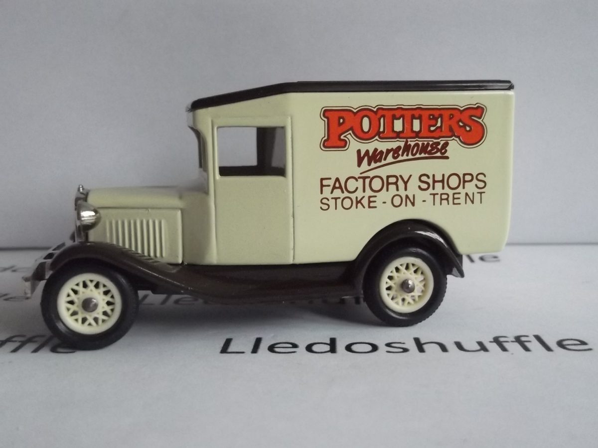 DG013, Code 3, Model A Ford Van, Potters Warehouse Factory Shops, Stoke ...