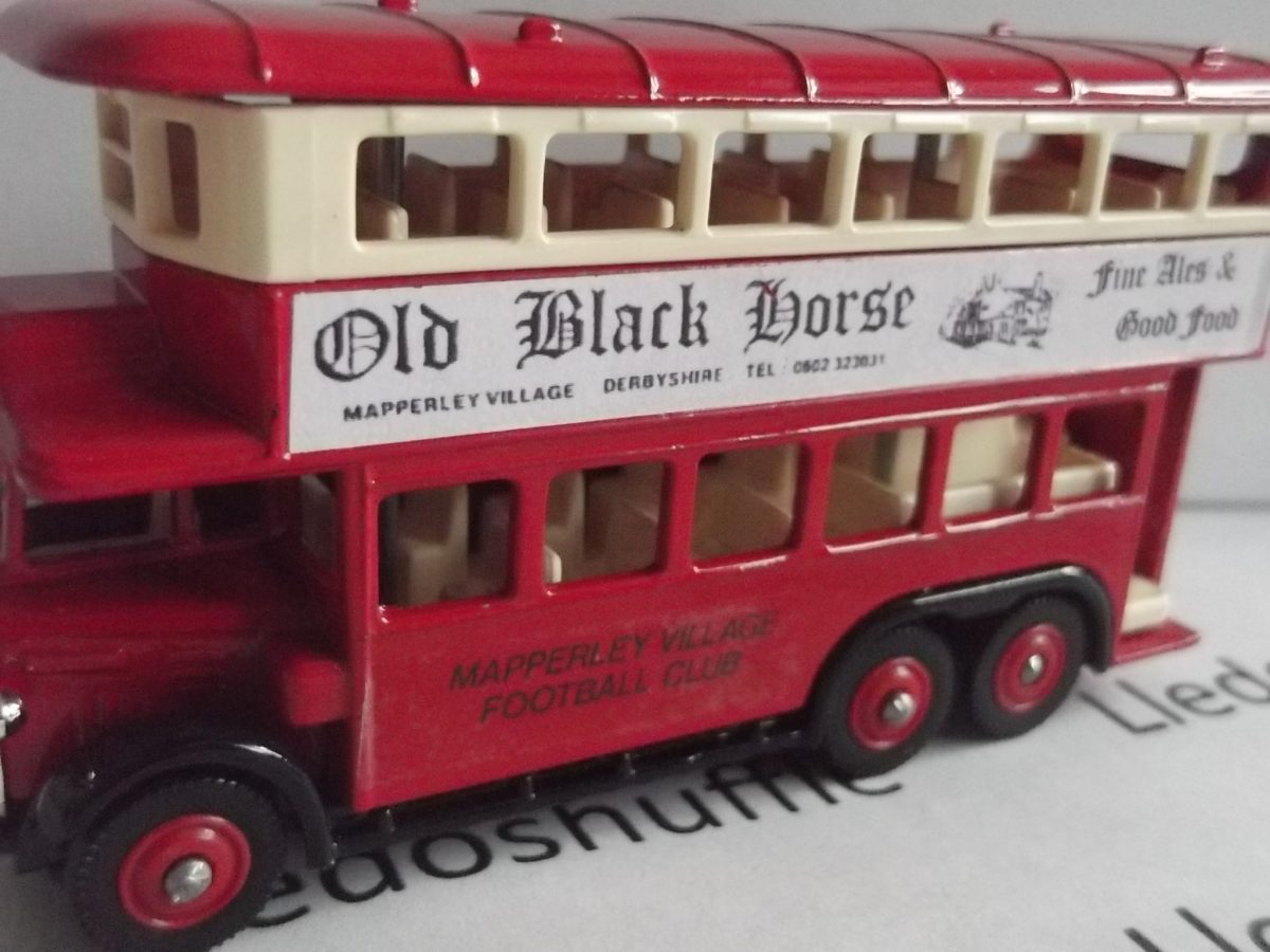 DG049, Code 3, AEC Renown Double Deck Bus, Mapperley Village Football ...