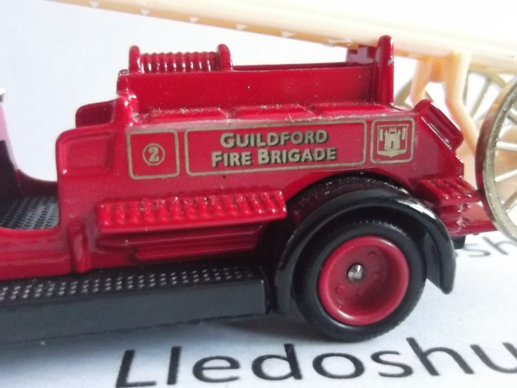Lledo Pre-Production DG12, Dennis Fire Engine, Guildford Fire Brigade ...