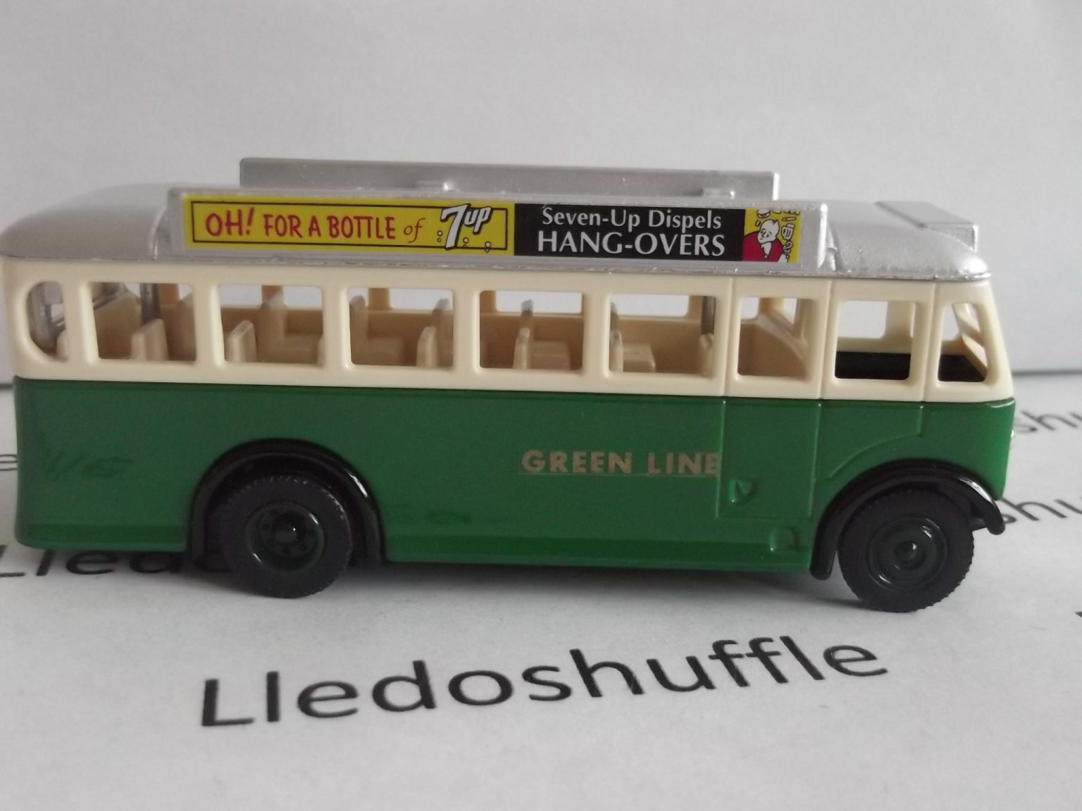 Lledo Pre-Production DG17, AEC Regal Coach, Green Line, 7 Up, Oh! For a ...