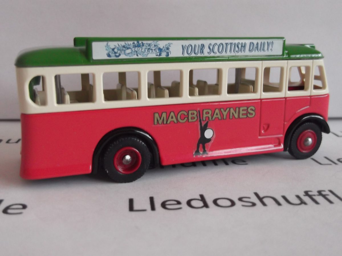 Lledo Pre-Production DG17, AEC Regal Coach, MacBraynes, The Scotsman, Your Scottish Daily – Fort ...
