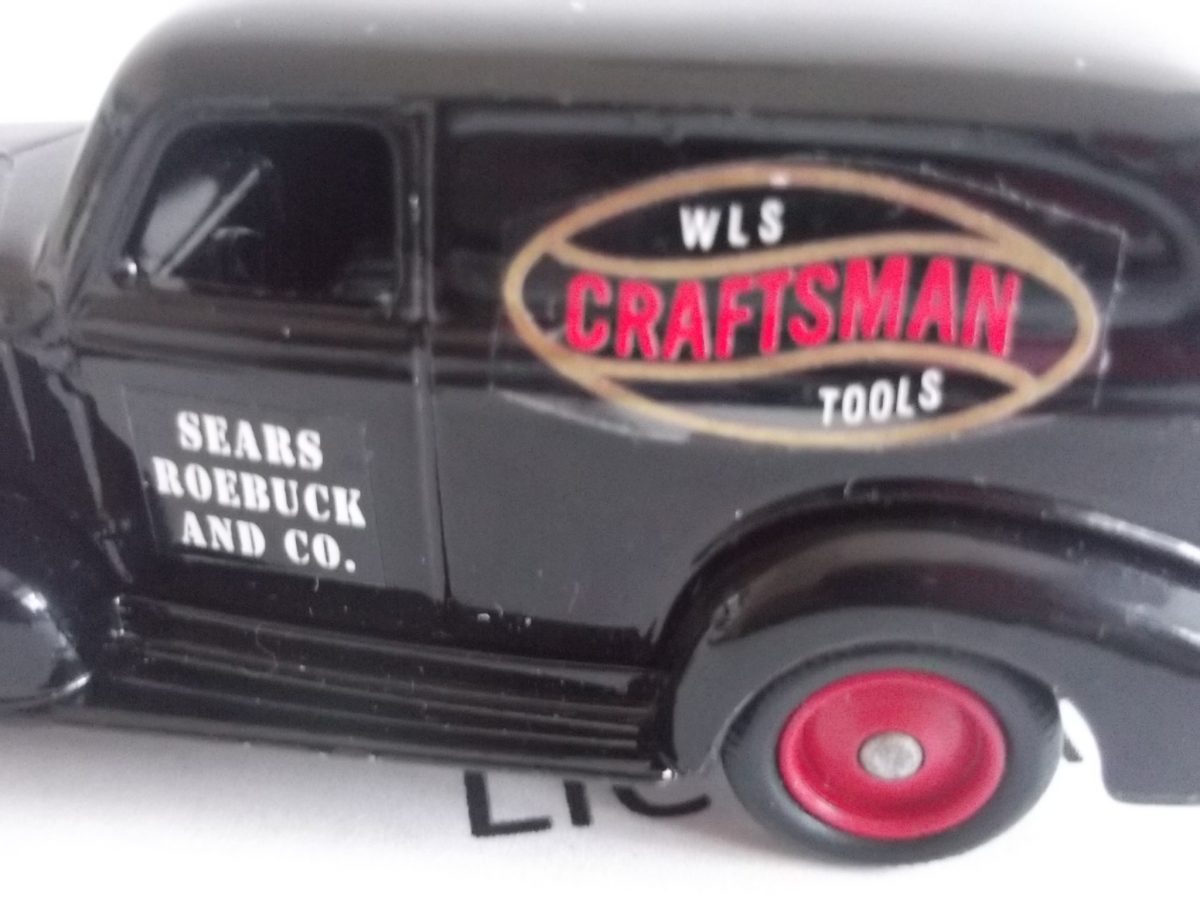Lledo Pre-Production LP30, Chevrolet Sedan Delivery Van, Sears Roebuck ...