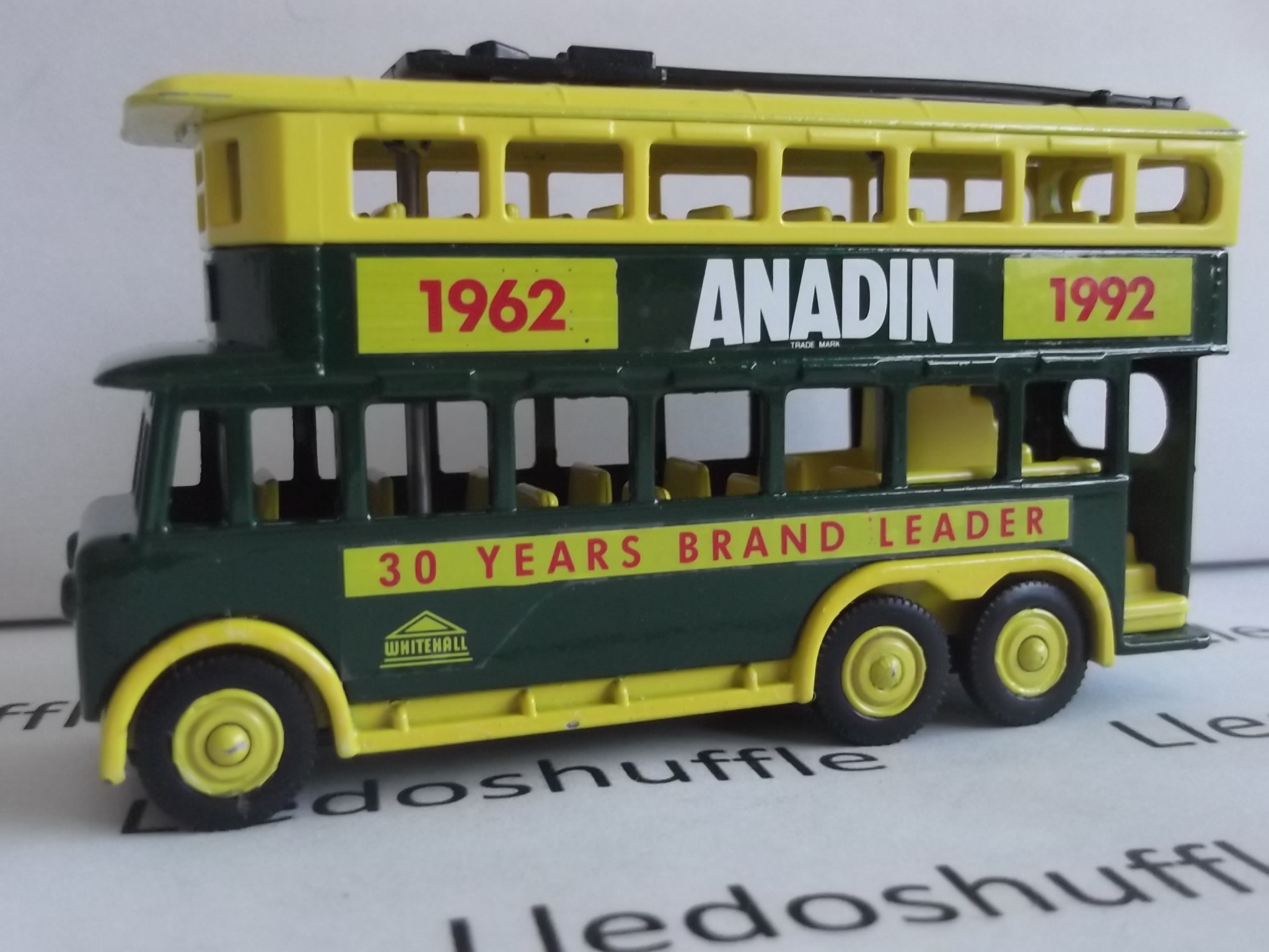 Lledo Pre-Production LP41, Karrier E6 Trolley Bus, Anadin 1962-1992, 30 years Brand Leader ...