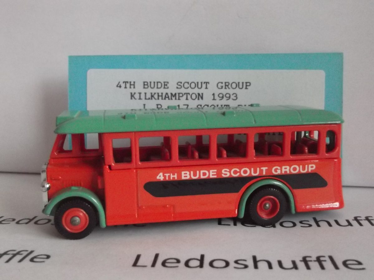 SP17027, AEC Regal Single Deck Bus, 4th Bude Scout Group – Lledo Models