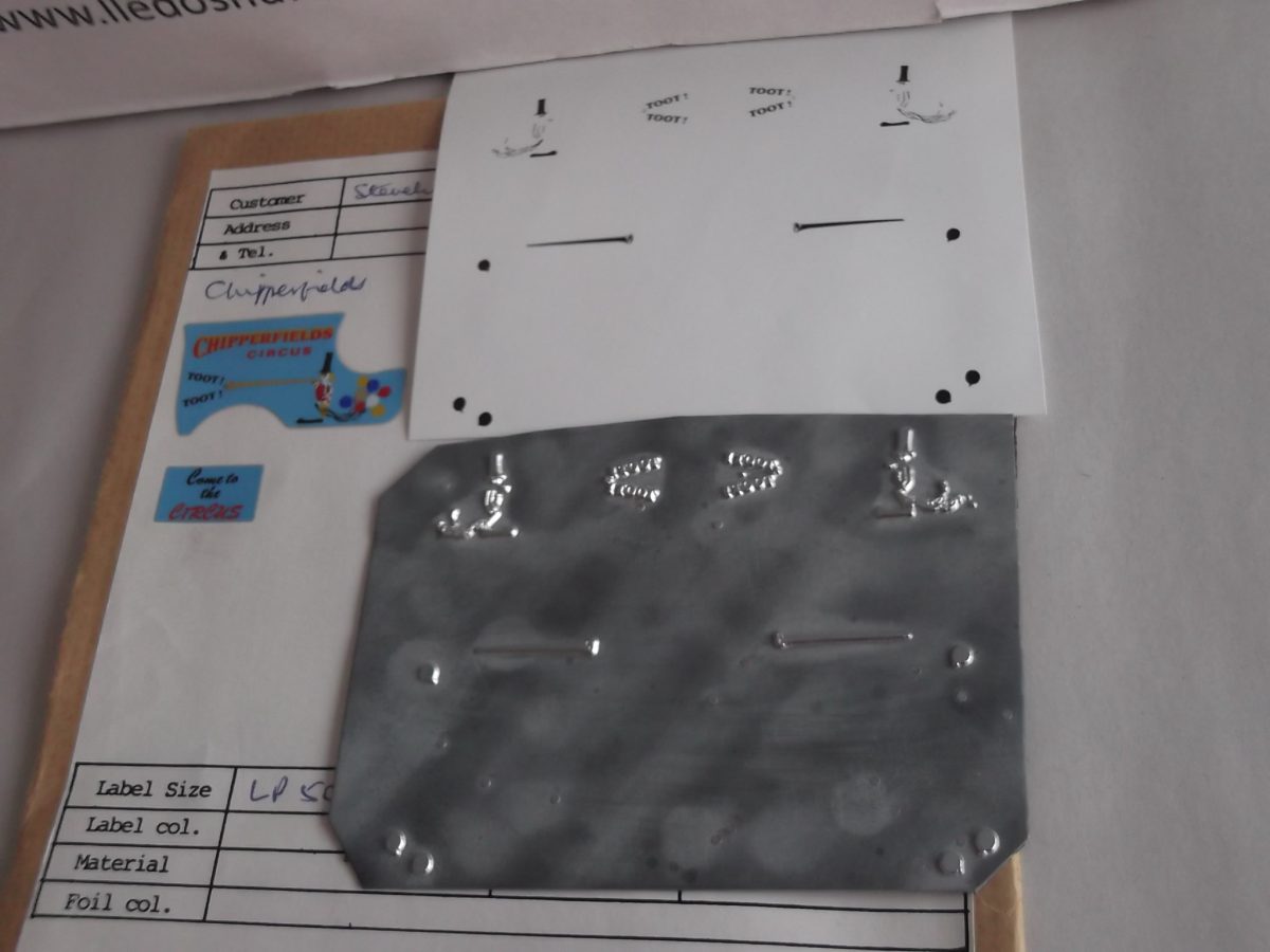 Lledo Bromides, Casting Plates and Printing Design for SP50049 ...