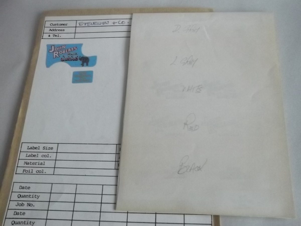 Lledo Bromides, Original Printing Design for SP50136, John Roberts ...