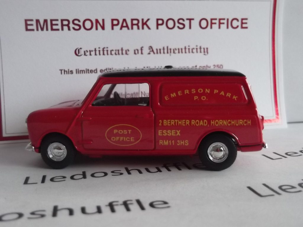 VP14, Code 3, Austin 7 Mini Van, Emerson Park Post Office, Hornchurch ...