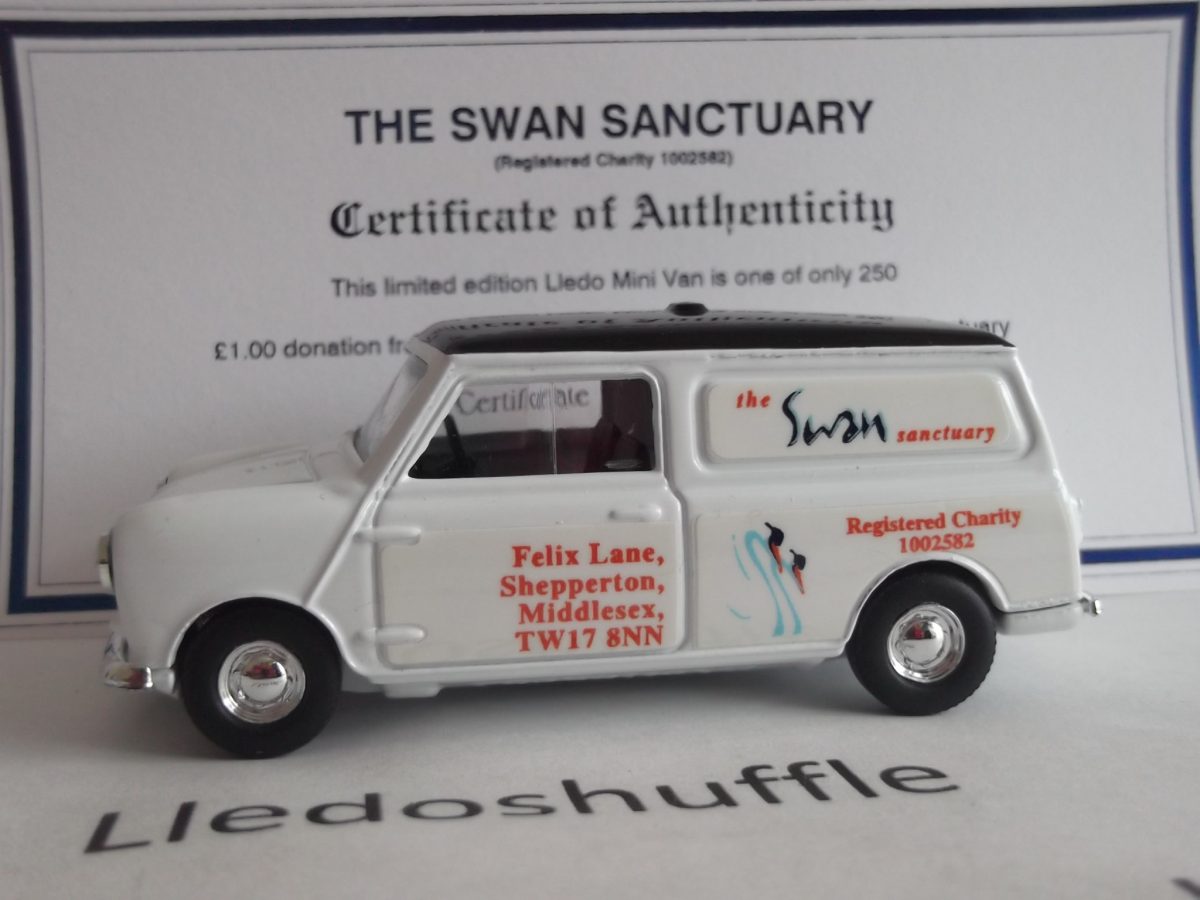 VP14, Code 3, Austin 7 Mini Van, The Swan Sanctuary, Shepperton – Lledo ...