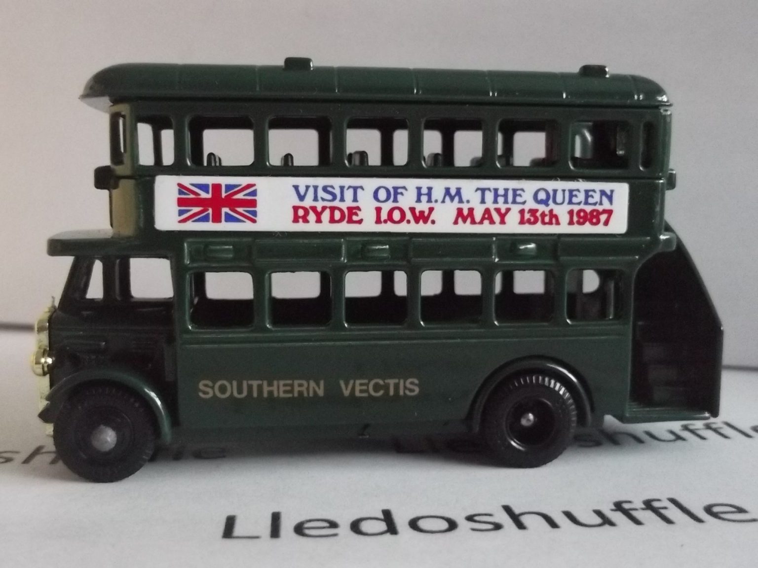 LP015, Code 3, AEC Regent Double Deck Bus, Southern Vectis, Visit of HM ...