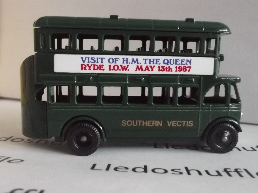 LP015, Code 3, AEC Regent Double Deck Bus, Southern Vectis, Visit of HM ...